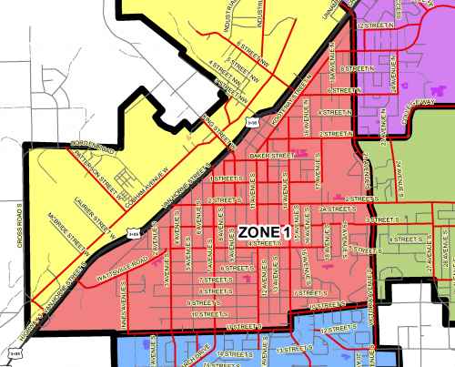 City of Cranbrook - Street Sweeping Operations Map