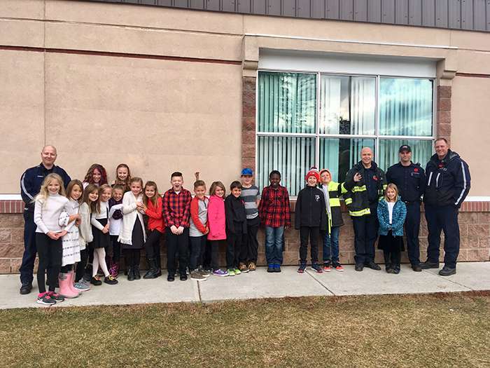 City of Cranbrook - ‘Fire Chief For A Day 2018’ - Ms. Peters Class From ...